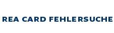 REA Card Fehlersuche: Login